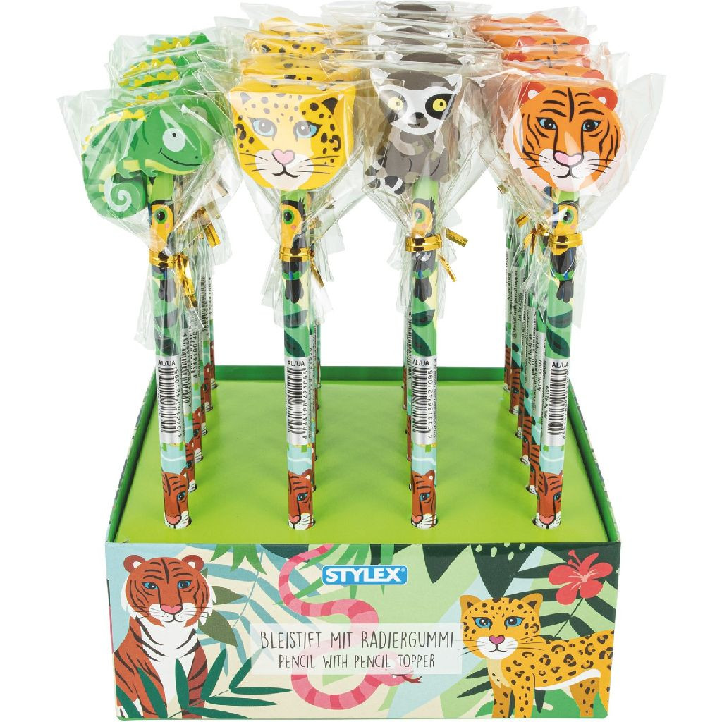 Stylex Potlood Hb Jungle Met Gum - Prijs per Stuk goedkoop kopen bij ...