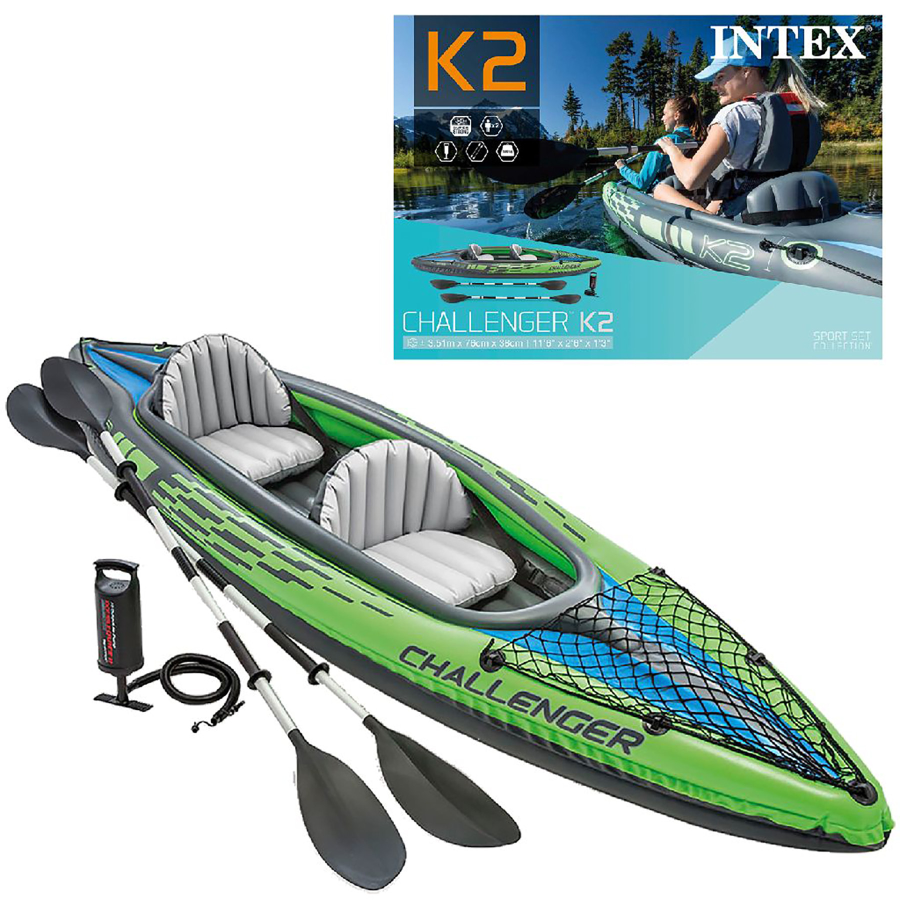 Intex Challenger Kayak 2 Persoons goedkoop kopen bij ThysToys.nl | ThysToys